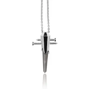 KASUN LONDON Stake Cross Pendant - Silver