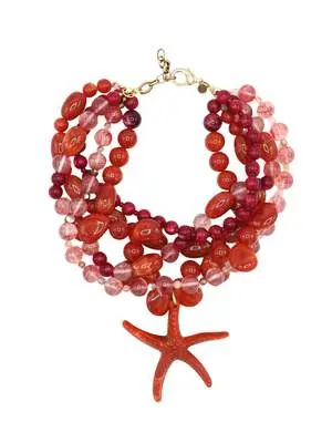 SITA NEVADO Starf Pendant Necklace - Orange