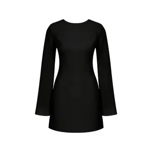 NAZLI CEREN Ira Tie-back Mini Dress