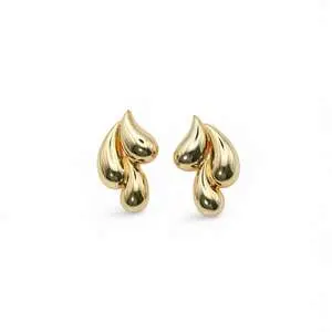 MISS CECILIA Raindrop Oversized Stud Earrings