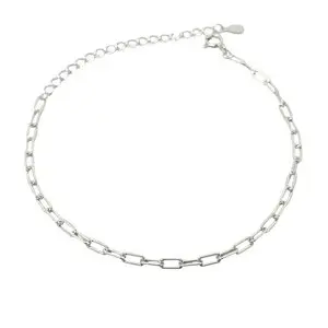 HARFI Paperclip Chain Bracelet - Silver