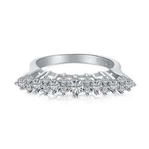 VIVIANA HALIL The Gabriella Premium Zirconia Ring - Silver