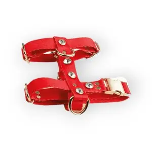 MAKPAWS Diamond Dog Harness - Red