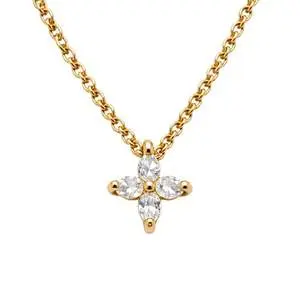 UCHI & SOTO Kinmokusei Floral Pendant Necklace - Gold