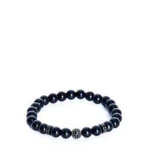 ADDICTED2 Balance Sterling Silver Bracelet - Black/silver