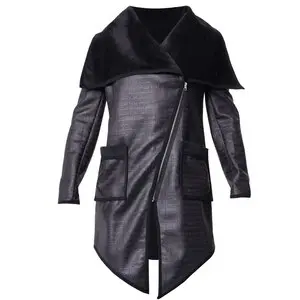 METAMORPHOZA Embossed Suede-fur Blazer
