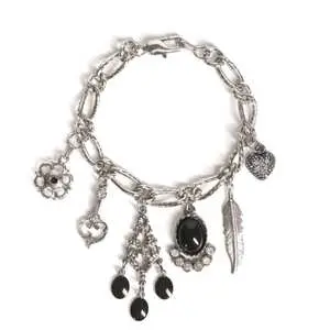 CARAMEL VINTAGE JEWELLERY Charm Bracelet - Silver