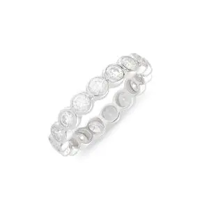 AUREE JEWELLERY Ortigia Moissanite Sterling Ring - Silver