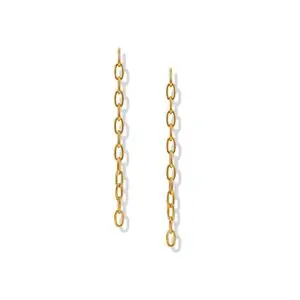 JAREDJAMIN Chain Reaction Dangle Post Earrings - Gold