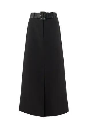 EXQUISE Arlette Belted Skirt