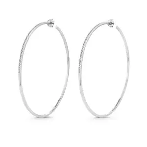 SALLY SKOUFIS Journey Earring With Cubic Zirconia - White/silver