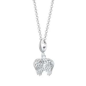 LILY CHARMED Sterling Angel Wings Charm Necklace - Silver