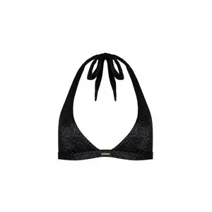 MONARCH Gisele Halter Neck Bikini Top - Black