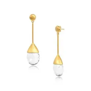 MOON LONDON Crystal Drop Earrings