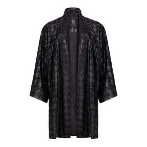 NIRAN Silvia Houndstooth Pleather Jacket