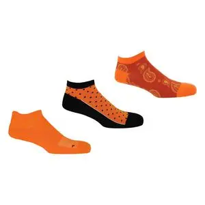 PEPER HAROW - MADE IN ENGLAND Organic Trainer Socks Bundle - Orange