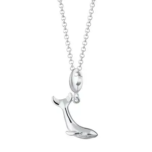 LILY CHARMED Sterling Whale Charm Necklace - Silver