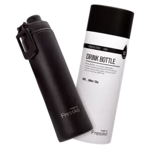Fressko Move 660ml/22oz Drink Bottle Coal - Black