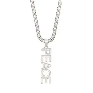 CHARLOTTE'S WEB JEWELLERY Peace Rocks Sterling Necklace