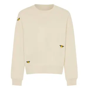 INGMARSON Bee Embroidered Sweatshirt