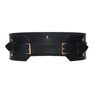 HAUTE CUIR Haute Cuir Luxor Wide Leather Belt