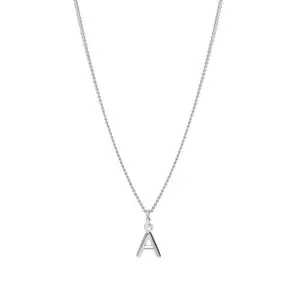 MURU Little Love Letter Necklace - Silver
