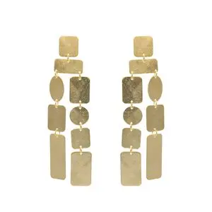 MARCIA MORAN Vera Statement Earrings - Gold