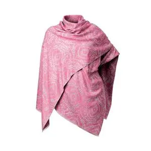 FRANCHETTI BOND Susanna Fuchsia & Beige Batik Wrap - Pink