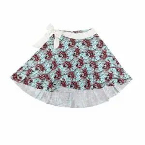 FORZA CAVALLO Printed Wrap Skirt