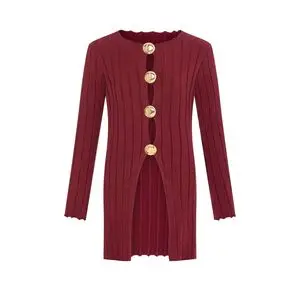 THISISU COLLECTION Ribbed Knit Cardigan Set