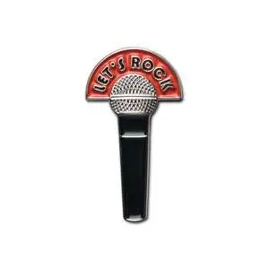 MAKE HEADS TURN Microphone Enamel Pin