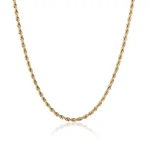 EVER JEWELLERY Perform Rope Chain Necklace - Gold