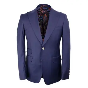DAVID WEJ Aldo Single Breasted Peak Lapel Blazer – Navy