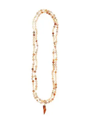 SITA NEVADO Cancan Knotted Necklace - Orange