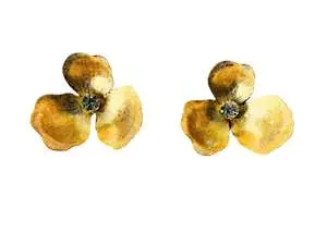 THE PINK REEF Mini Lily Stud Earrings