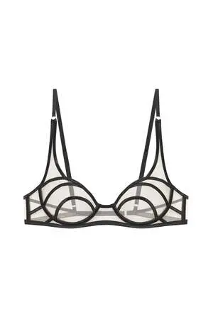 GOD SAVE QUEENS Lana Bra - Black