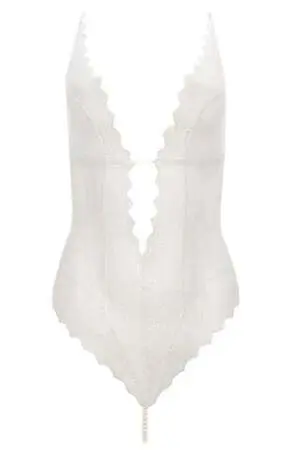 Lace V-Neck Bodysuits
