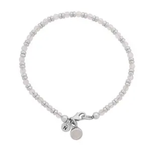 NELLOU JEWELLERY Linear June Birthstone Bracelet - Gray