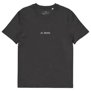 ANCHOR & CREW Heather Eleven Life, Al Dente Editions Organic Cotton T-shirt - Black