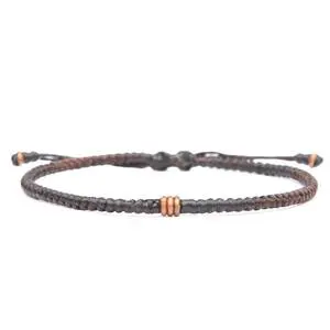 HARBOUR UK BRACELETS Handmade Copper Bracelet - Brown