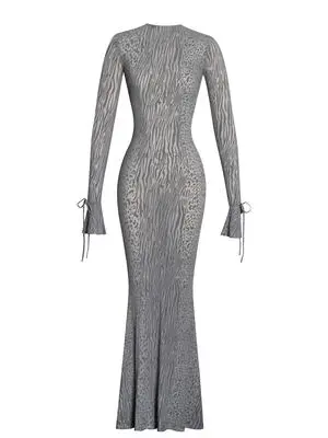 Miss Circle Sheer Evening Dresses