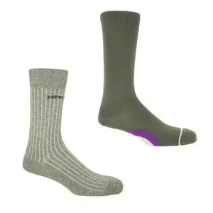 PEPER HAROW - MADE IN ENGLAND Big Target & Recycled Ribbed Socks Bundle - Grey