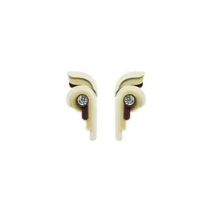 GISSA BICALHO Butterfly Acrylic Earrings - Yellow