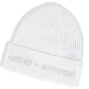 CATNIP AND SEAWEED Cashmere Beanie - White