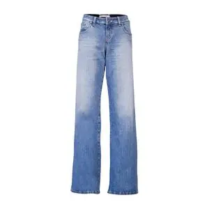 LOVE AND NOSTALGIA Bob Jean Wide Leg Denim
