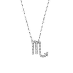 LATELITA Zodiac Star Sign Scorpio Pendant Necklace - Silver