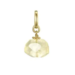 UNLEASH CPH Companion Happiness Charm With Lemon Quartz - Gold/yellow