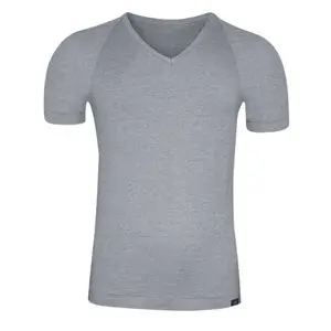ZD ZERO DEFECTS Ranglan V-neck T-shirt Premium Egyptian Cotton Color - Grey