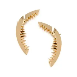 KASUN LONDON Shark Bay Earrings - Gold