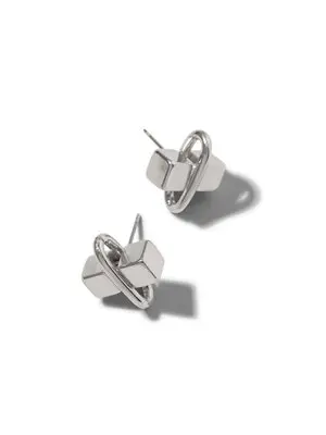 JAREDJAMIN Blockbuster Stud Earrings - Silver